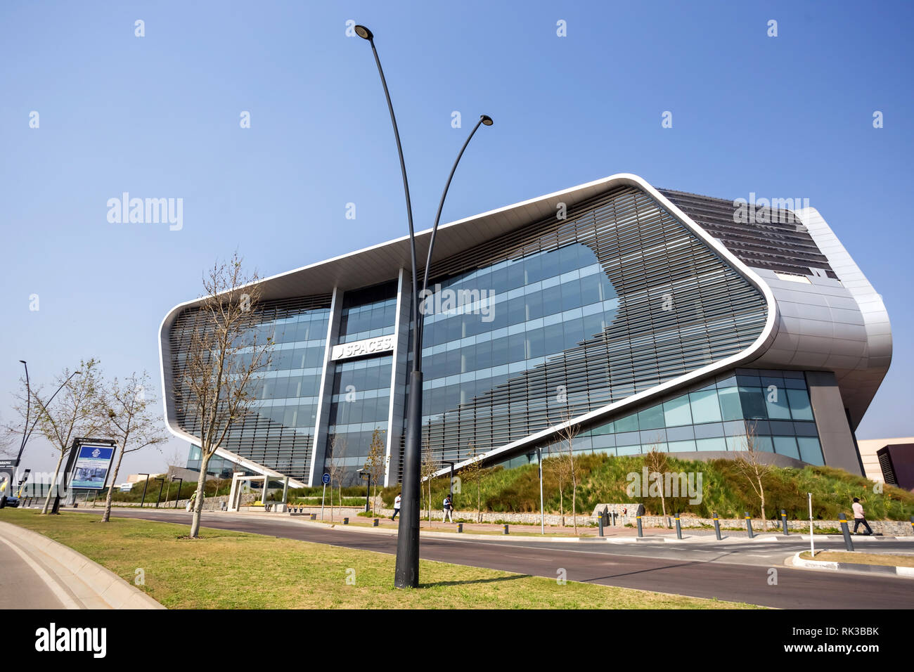 Johannesburg, South Africa, 22 August - 2018: Modern office building ...