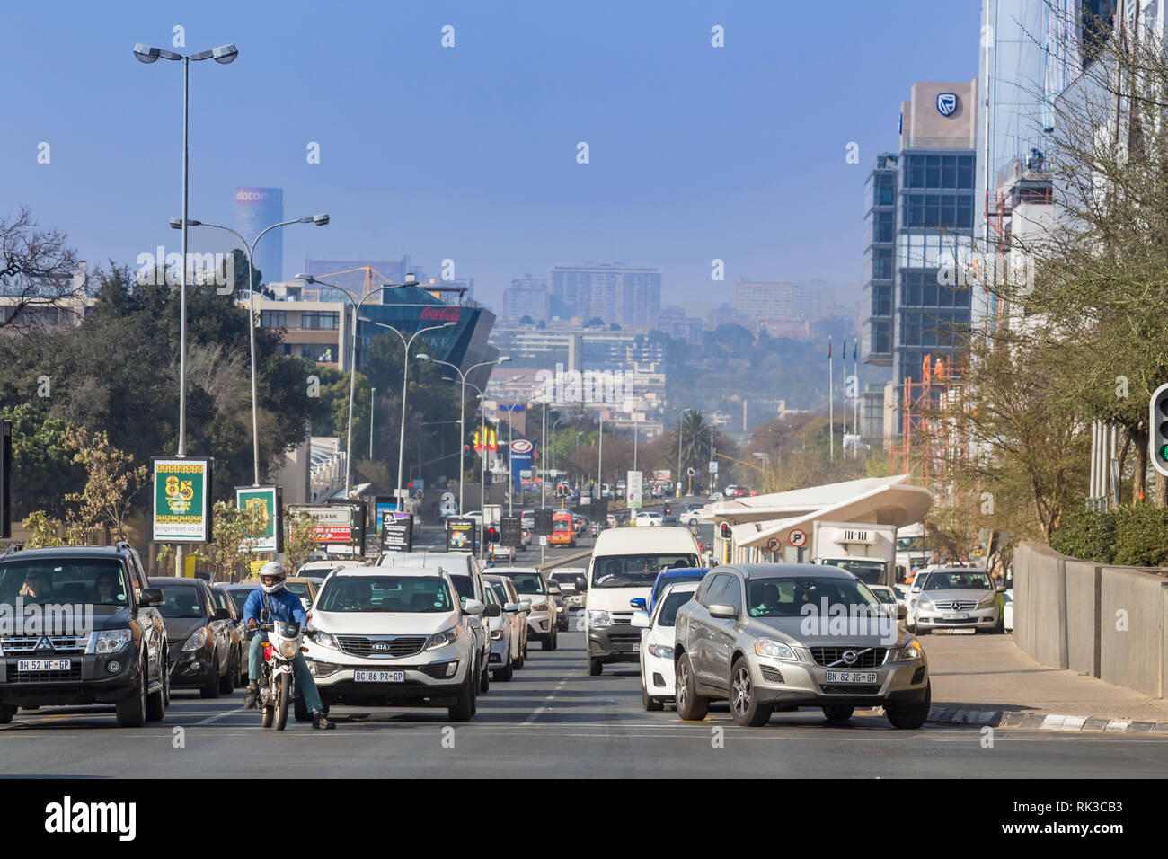 Johannesburg traffic jam hi-res stock photography and images - Alamy
