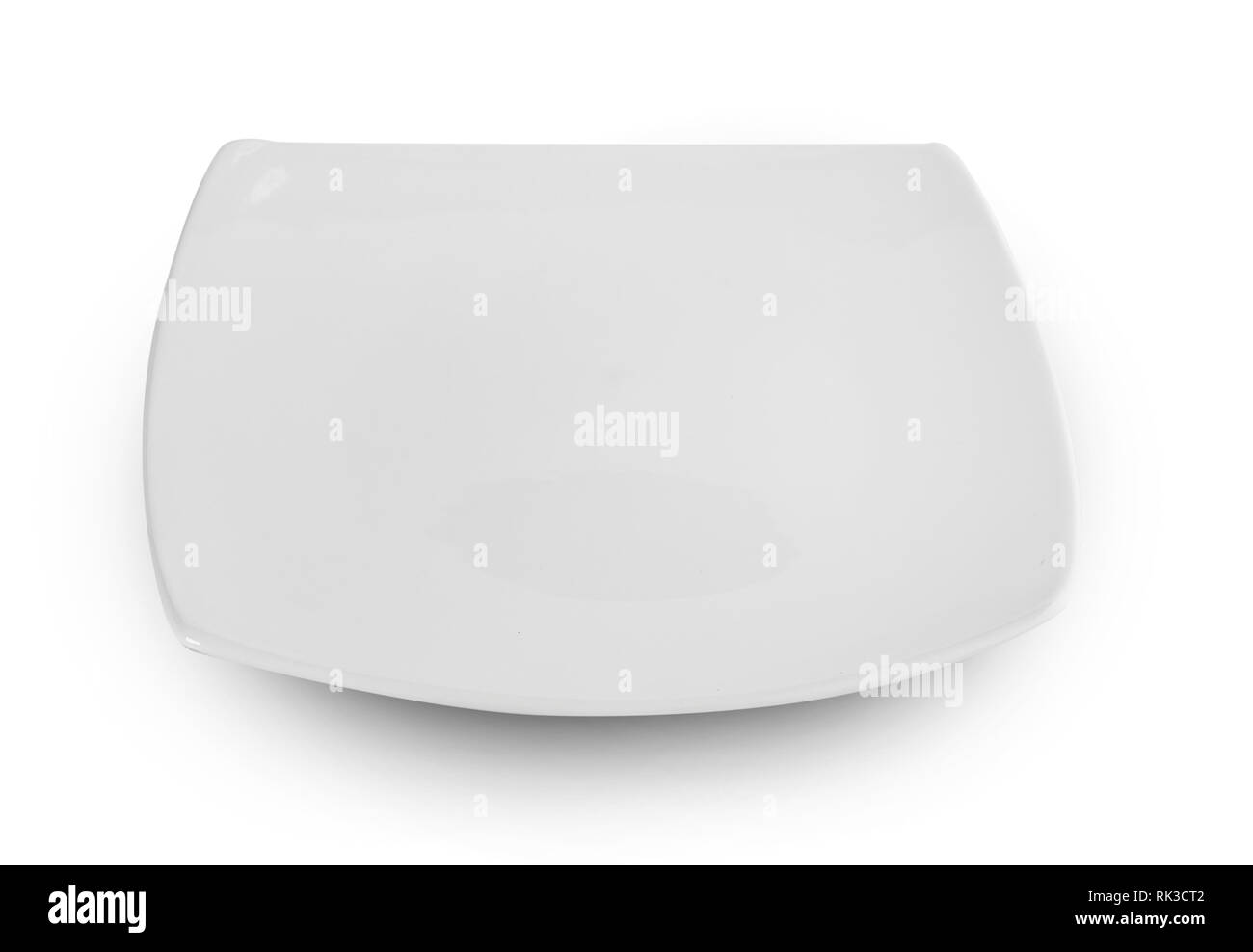 Empty white plate Black and White Stock Photos & Images - Alamy