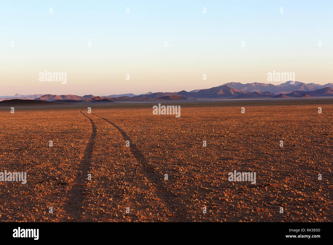 A beautiful african sunset in namibia hi-res stock photography and ...