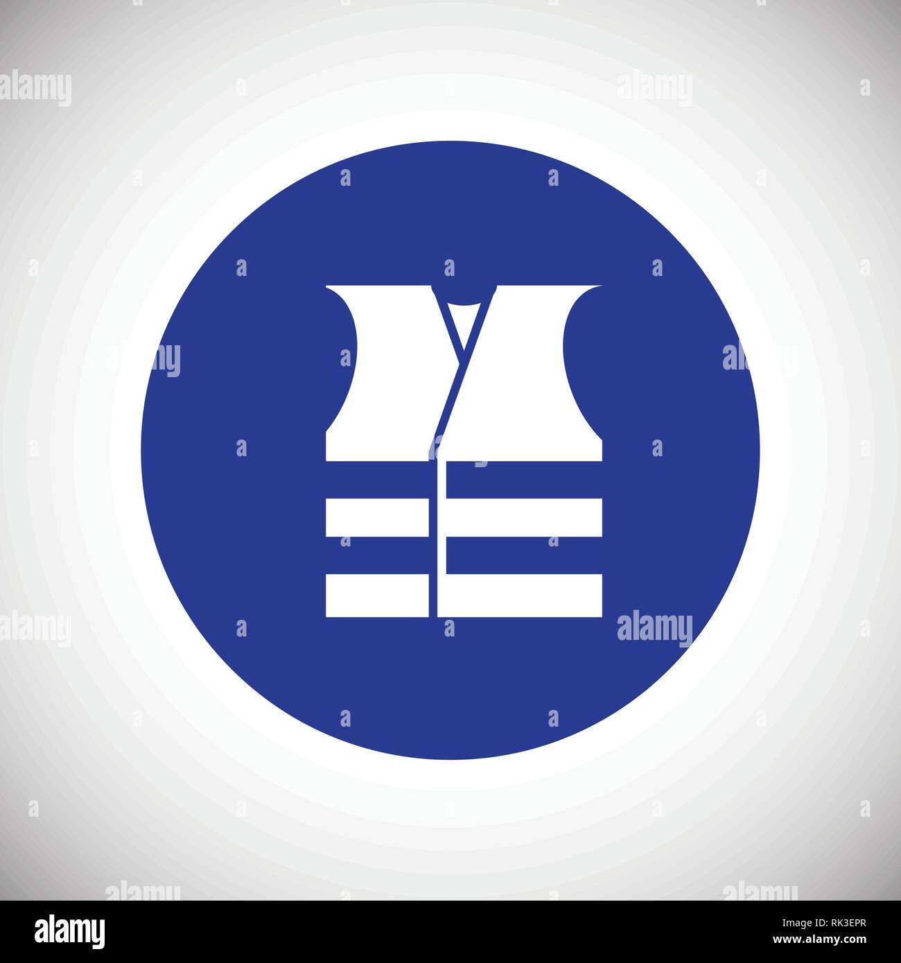 Safety west blue sign for web or app using Stock Vector Image & Art - Alamy