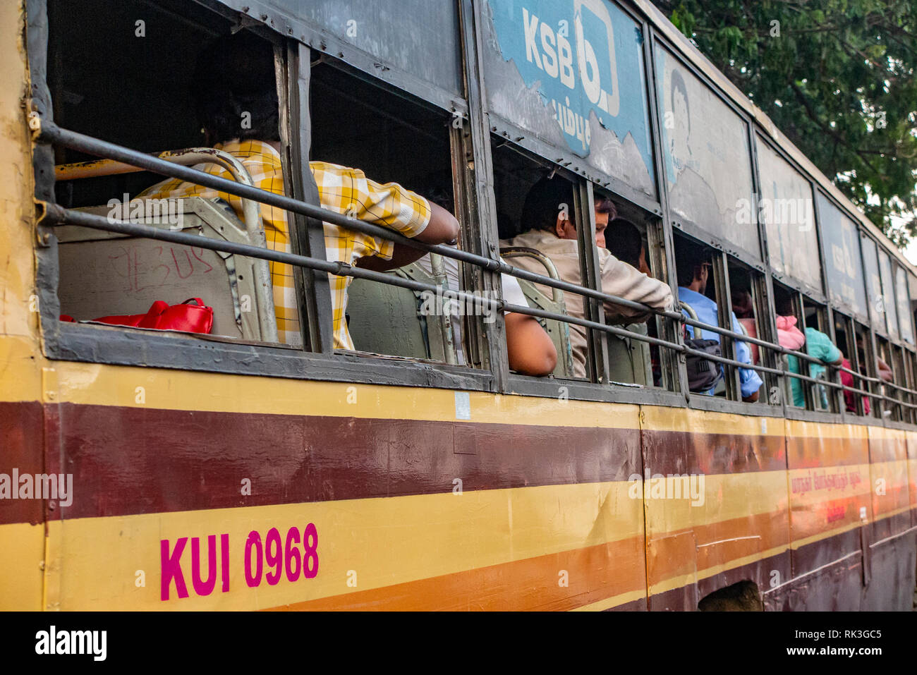 Indian government bus hi-res stock photography and images - Alamy