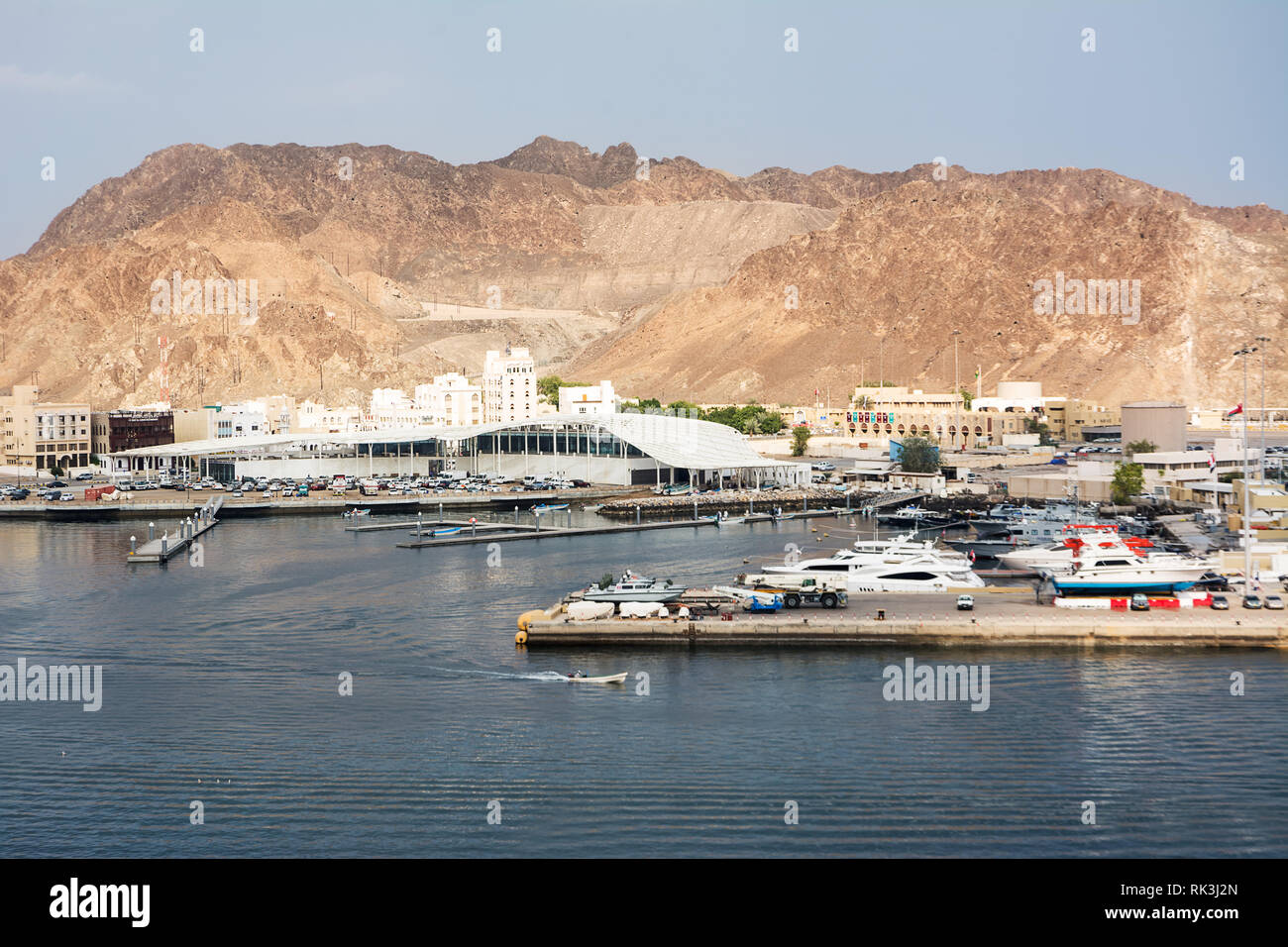 Muscat, Oman - November 1, 2018: Fish market on the port of Mutrah in ...