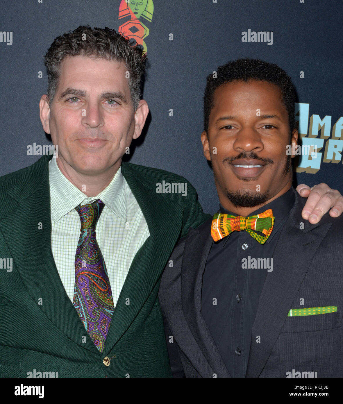 LOS ANGELES, CA-FEBURARY 7: Alan Elliott, Nate Parker at Aretha ...