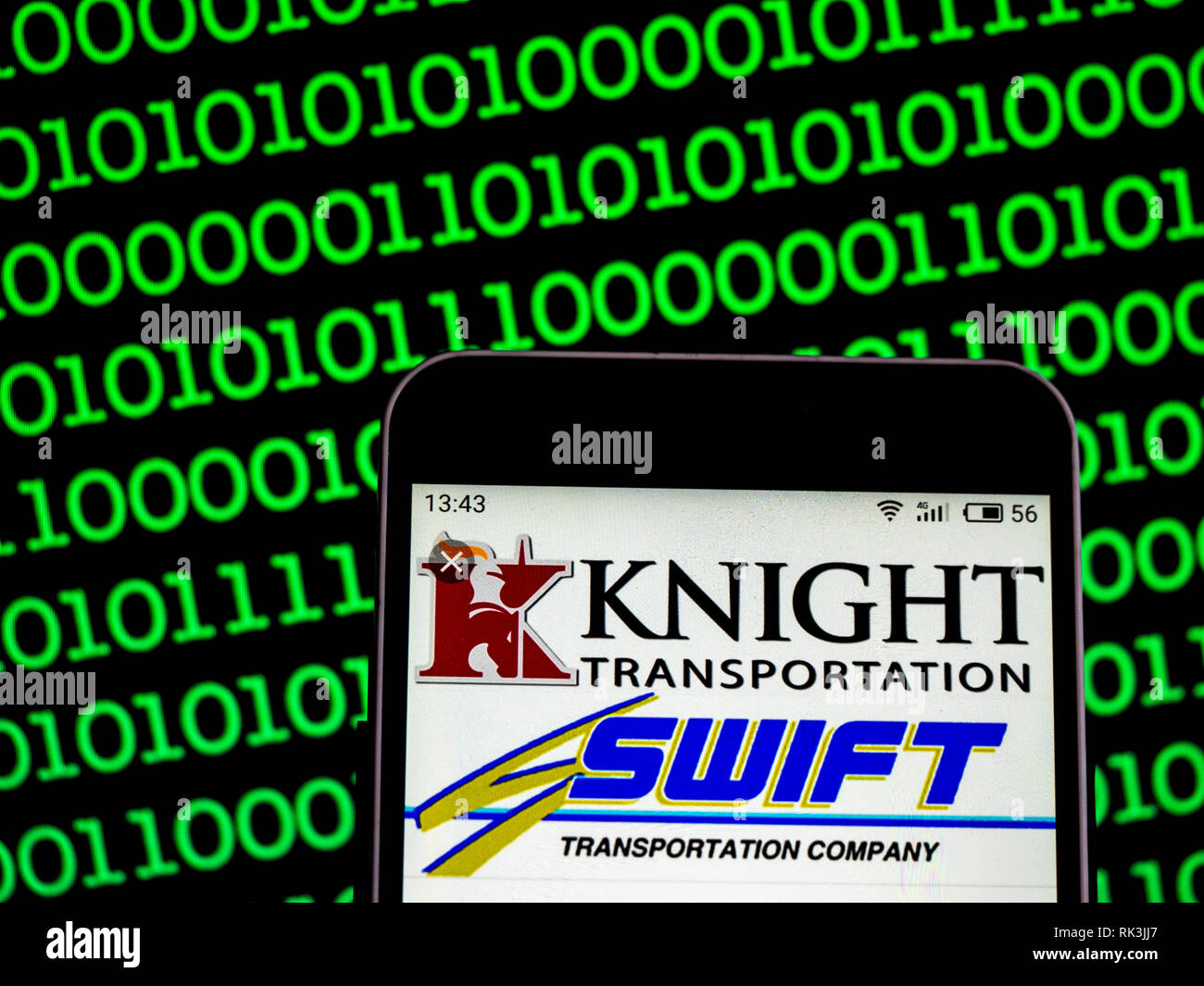 Knight swift logo hi-res stock photography and images - Alamy