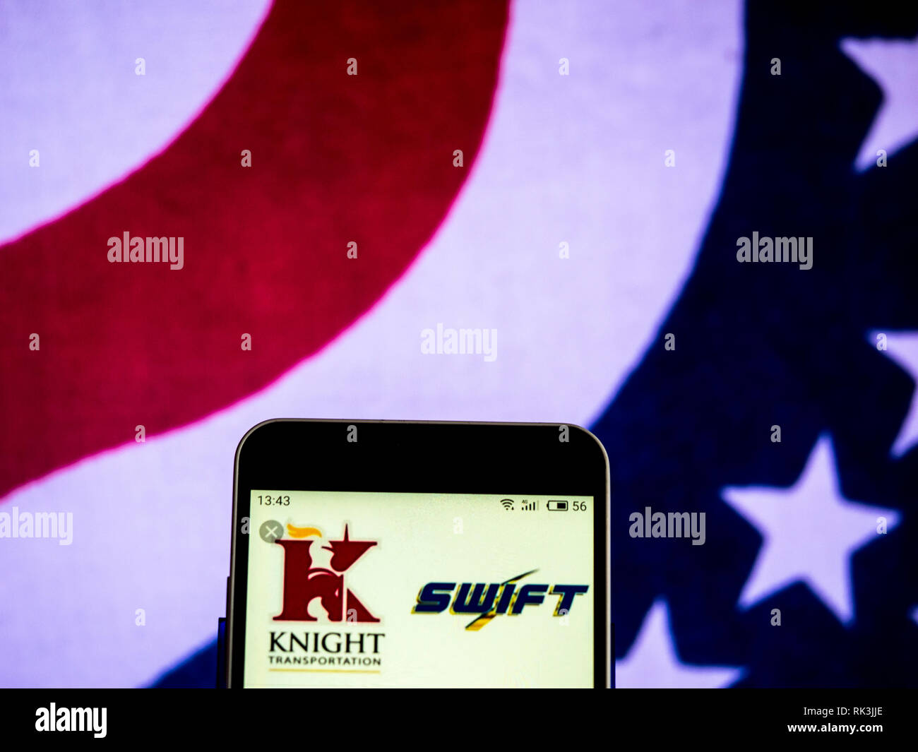 Knight swift logo hi-res stock photography and images - Alamy