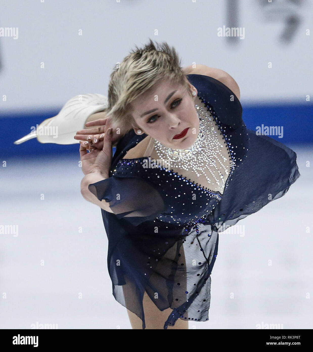 Anaheim, California, USA. 8th Feb, 2019. Larkyn Austman of Canada ...