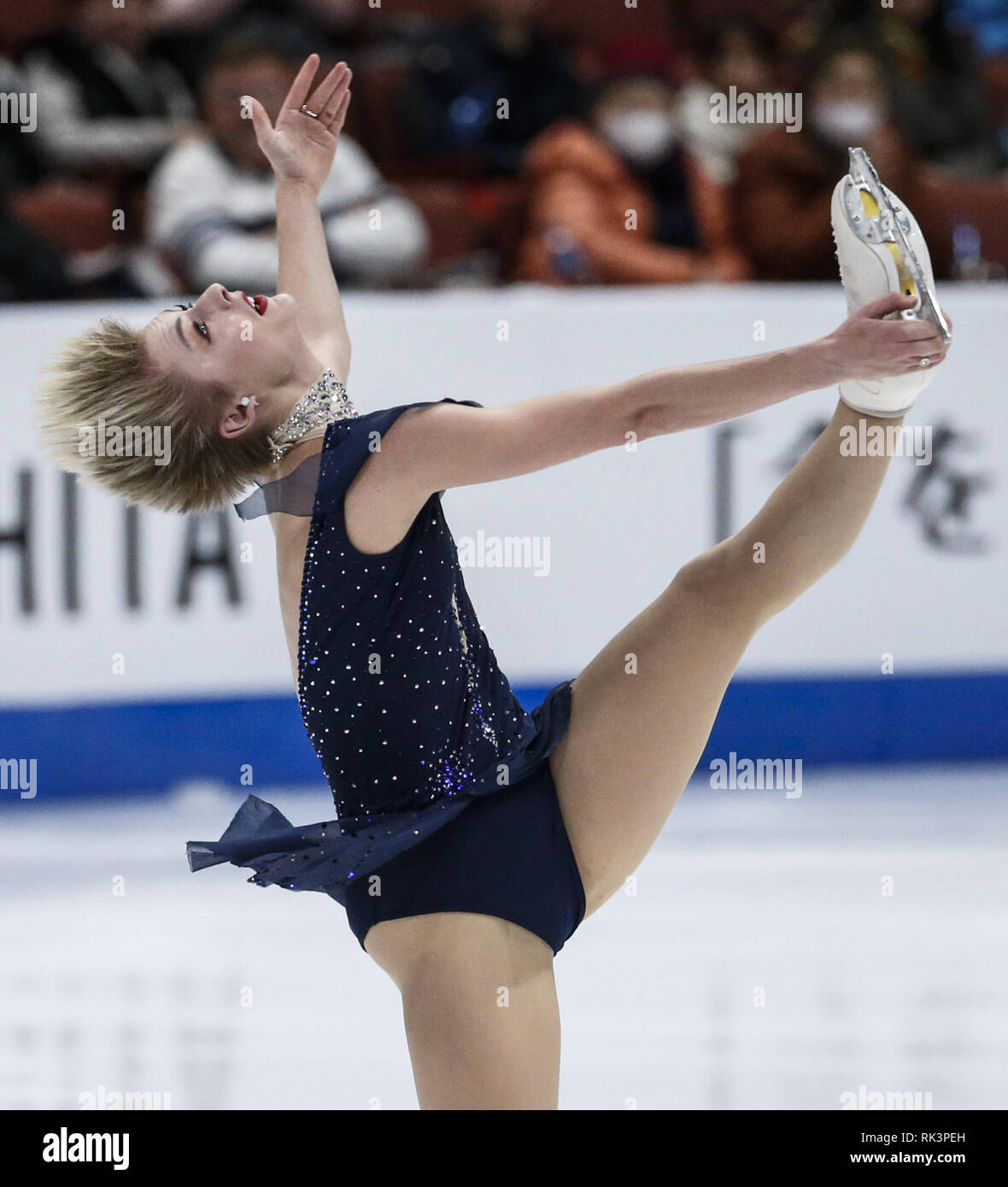Anaheim, California, USA. 8th Feb, 2019. Larkyn Austman of Canada ...