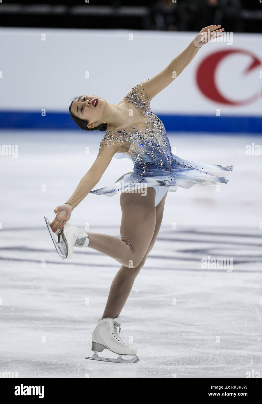 Anaheim, California, USA. 8th Feb, 2019. Mai Mihara of Japan competes ...