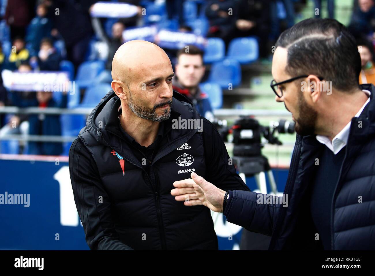 Soccer match between Getafe and Celta of the 2018/2019 Spanish League ...