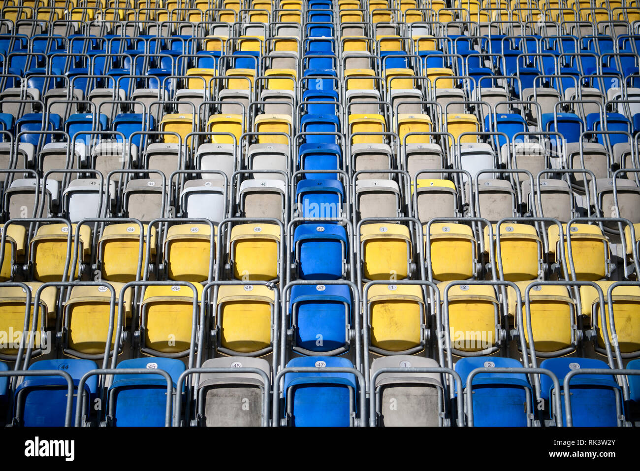 Jena, Deutschland. 09th Feb, 2019. Feature, decorative image Seats ...