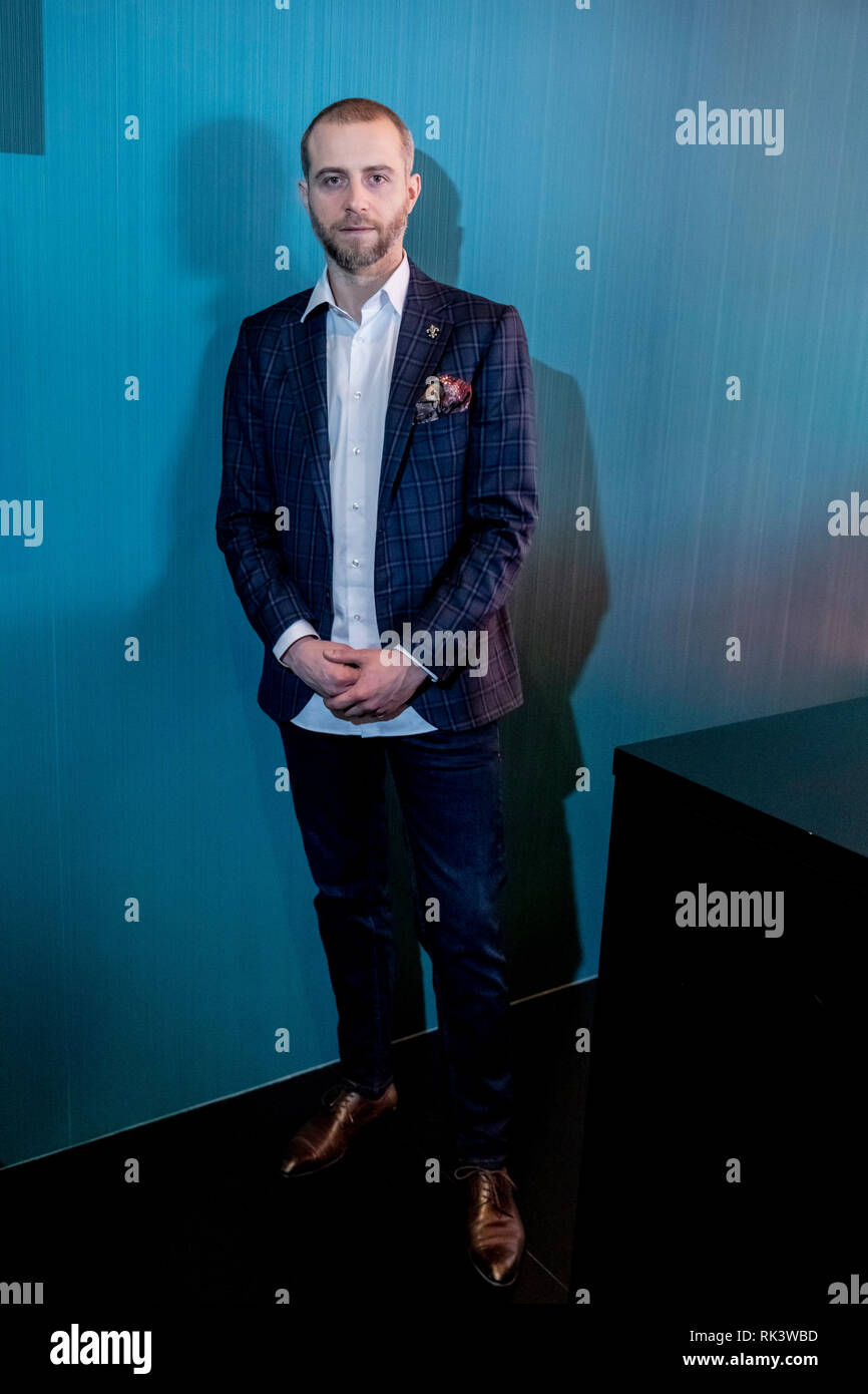 Berlin, Germany. 09th Feb, 2019. 69th Berlinale: The actor Blagoj ...