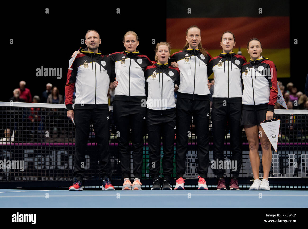 Braunschweig, Germany. 09th Feb, 2019. Tennis, ladies: Federation Cup ...