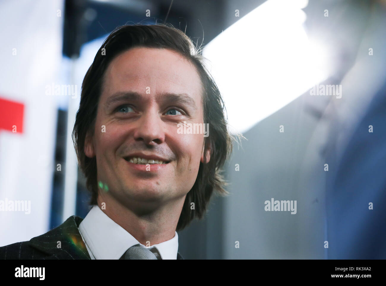 Hamburg, Germany. 22nd Jan, 2019. The actor Tom Schilling stands in ...