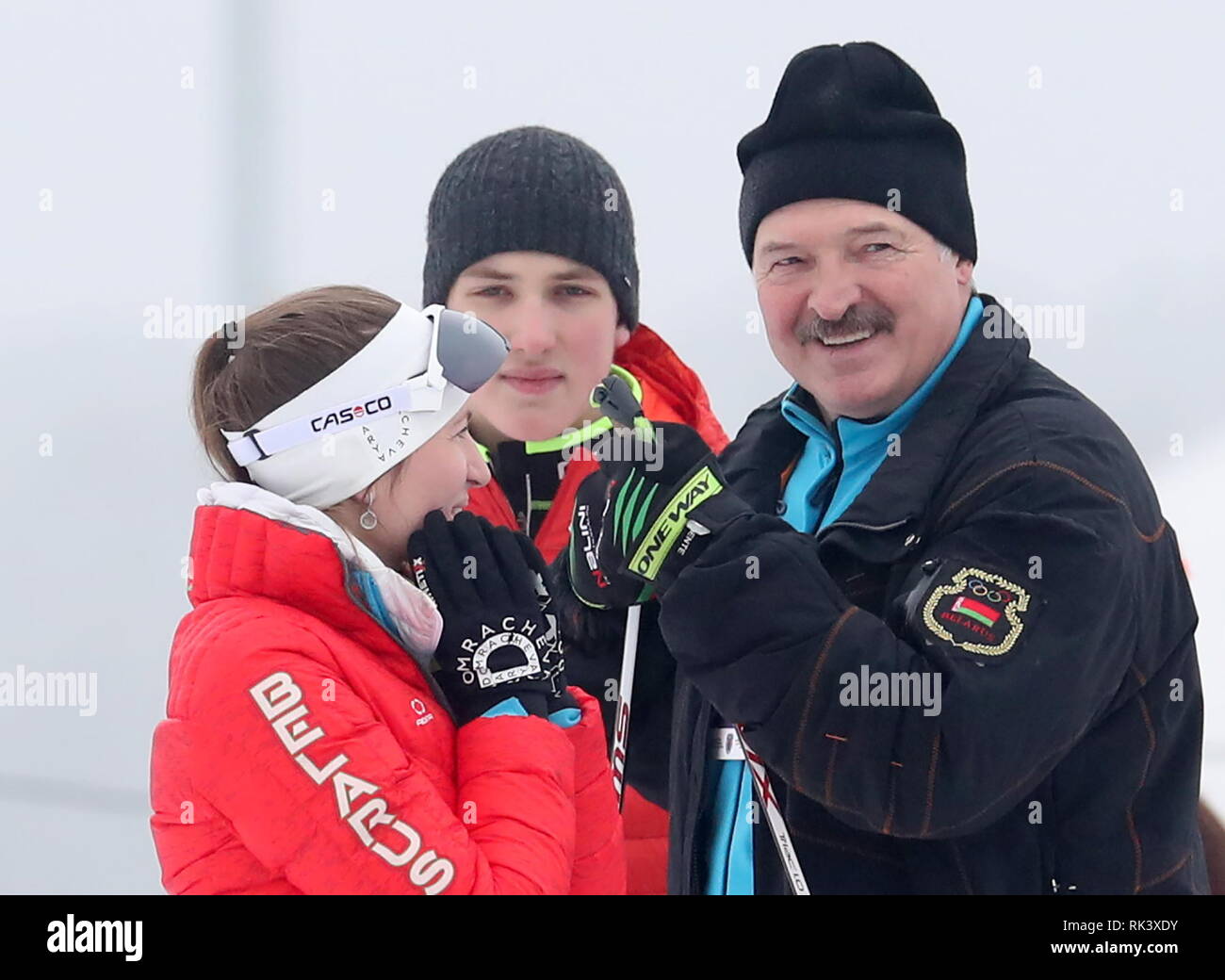 Belarus President Alexander Lukashenko Son Stock Photos & Belarus President Alexander Lukashenko ...
