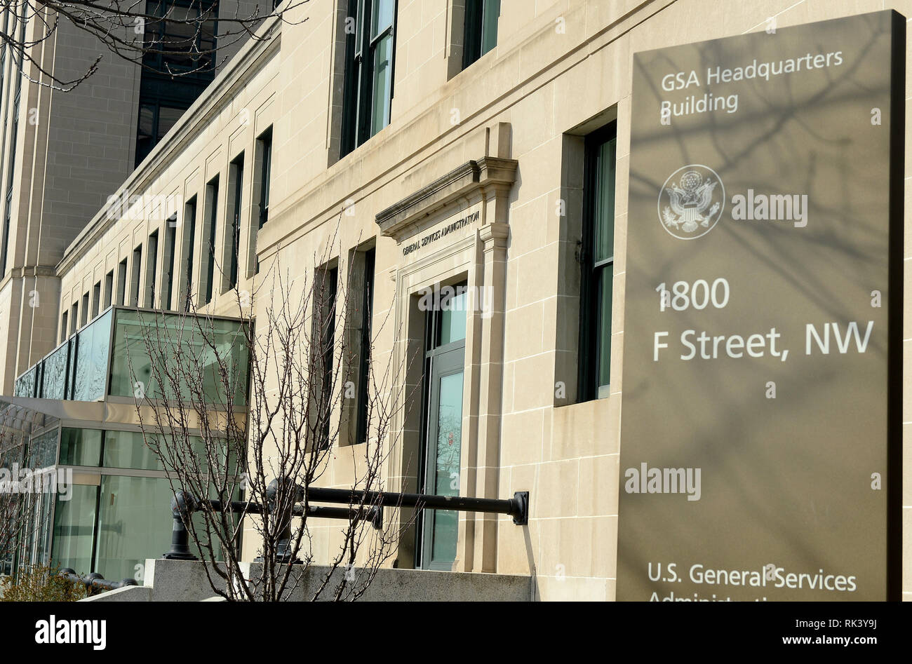 Washington, DC, USA. 3rd Feb, 2019. 20190203 - The General Services ...