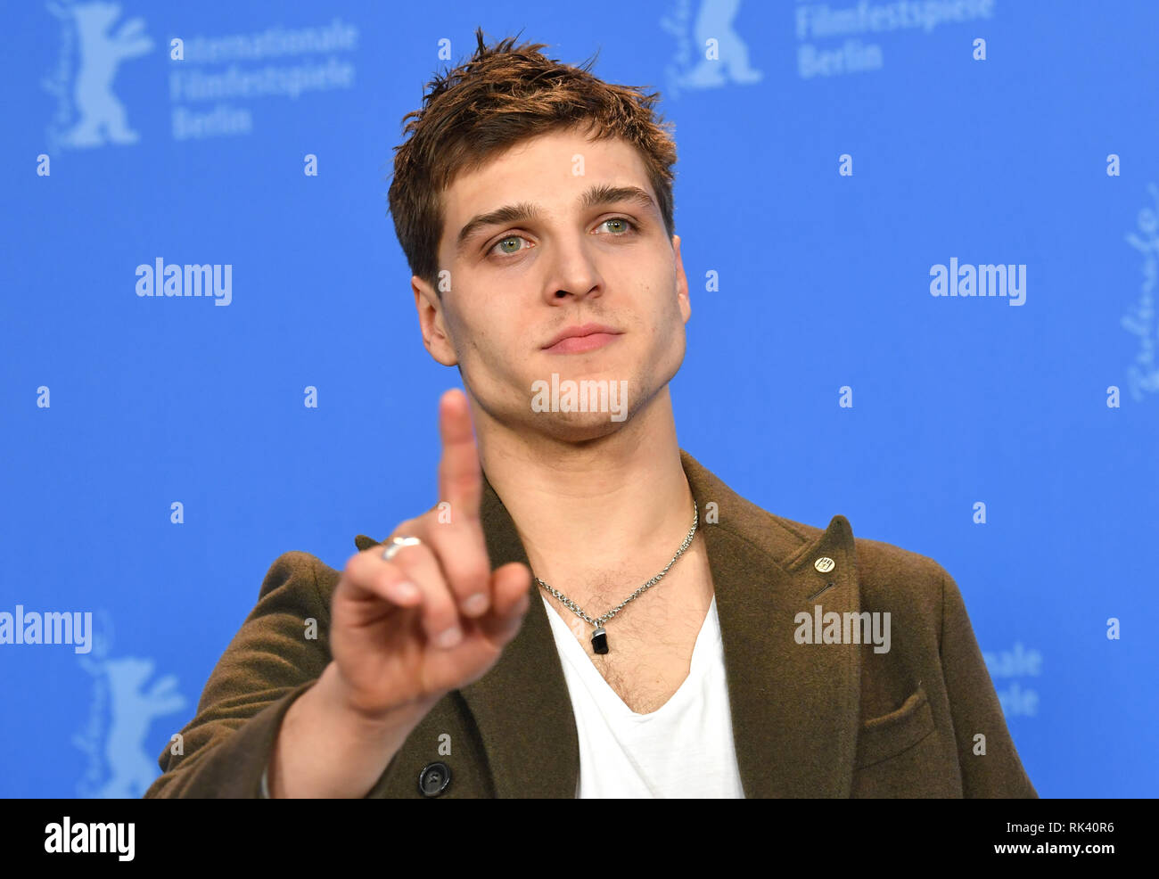 Berlin, Germany. 09th Feb, 2019. 69th Berlinale: Actor Jonas Dassler at the Photocall of the ...