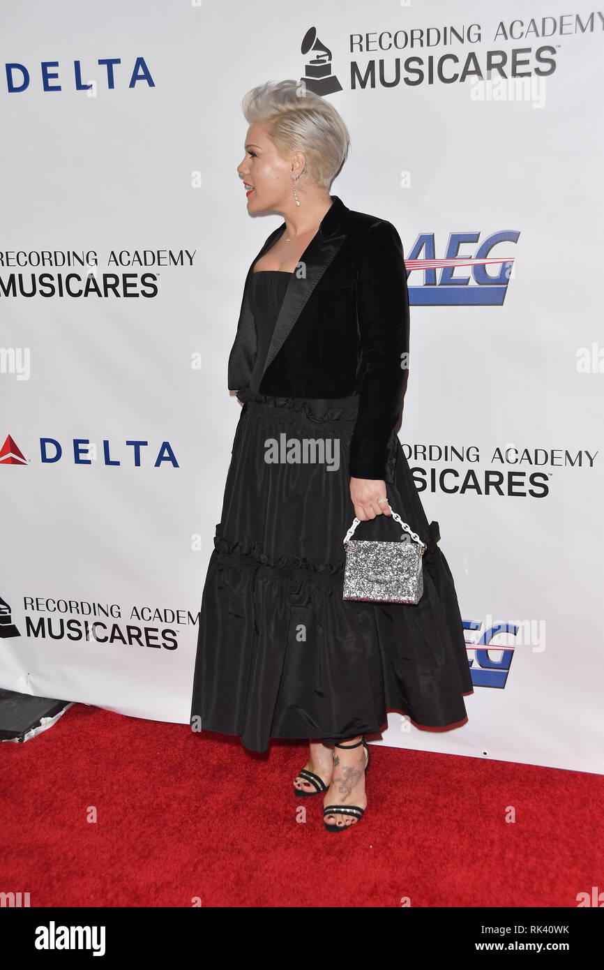 Pink (Alecia Beth Moore) at the 2019 MusiCares Person Of The Year Gala ...