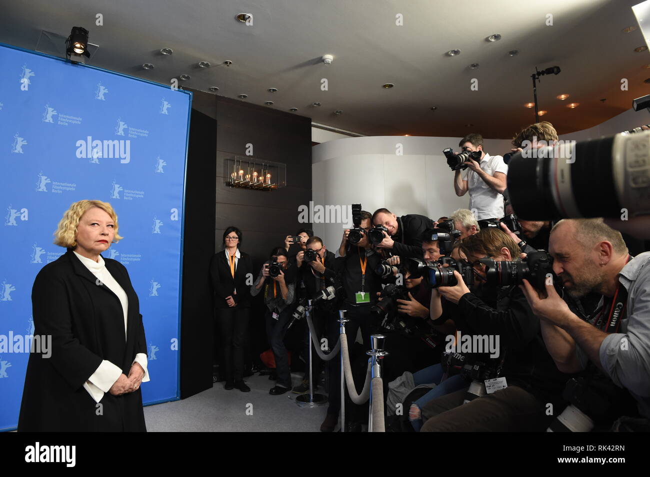 Berlin, Germany. 09th Feb, 2019. 69th Berlinale: Actress Margarethe ...