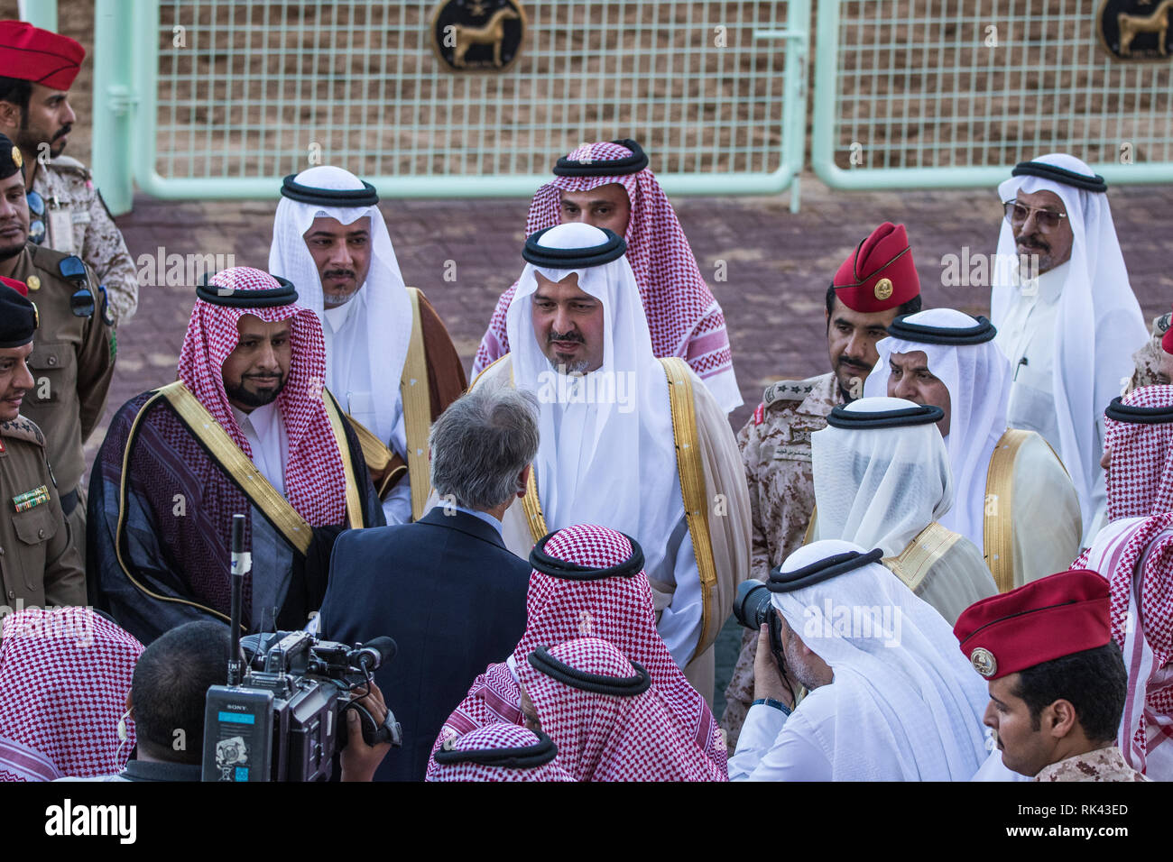 Horse racing at King Khalid Racetrack, Taif, Saudi Arabia. 23/06/2018 ...