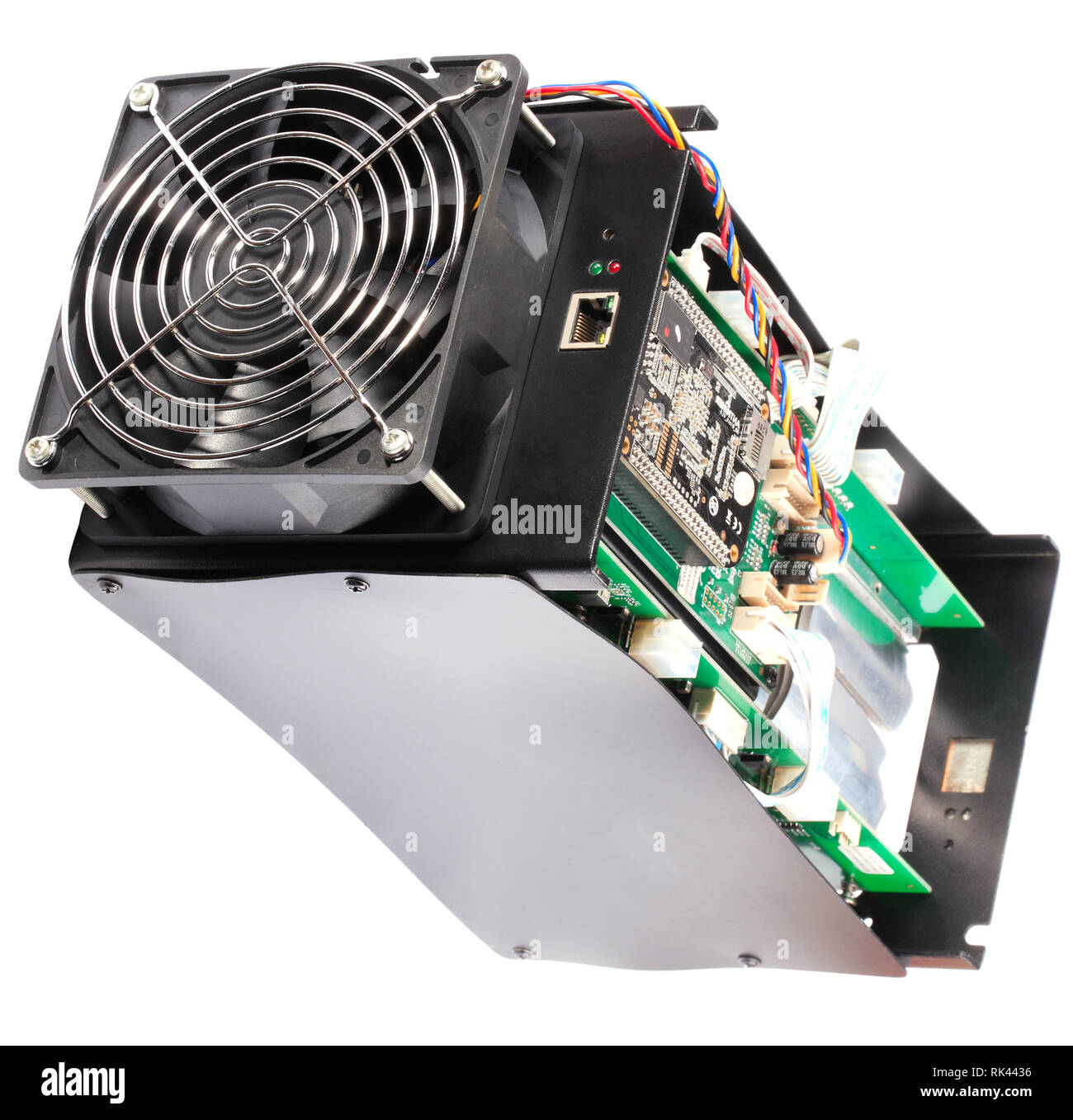 electronic device isolated on white background Stock Photo - Alamy