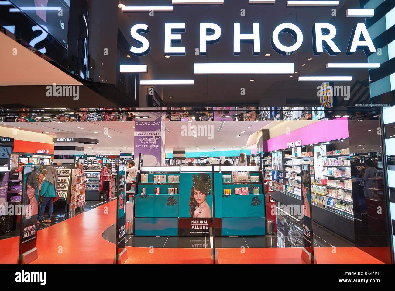 KUALA LUMPUR, MALAYSIA - MAY 09, 2016: Sephora store in Suria KLCC ...