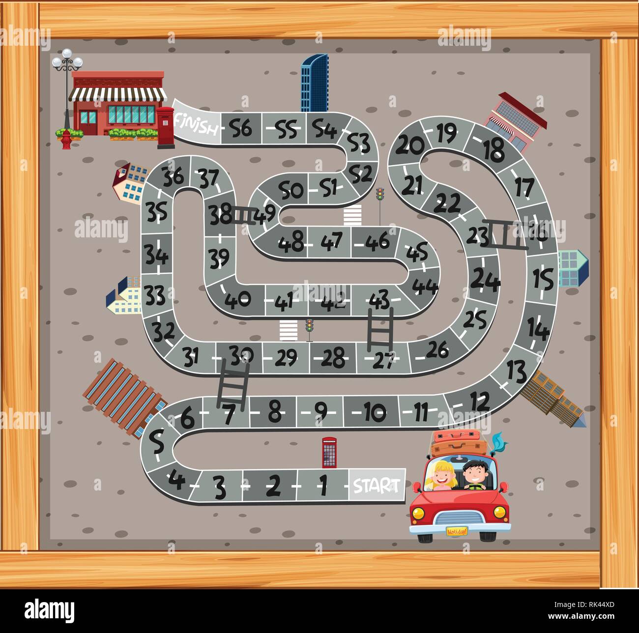 Car Maze Templates