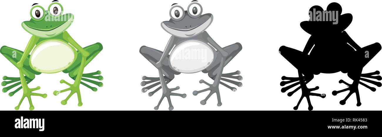 Frog character Stock Vector Images - Alamy