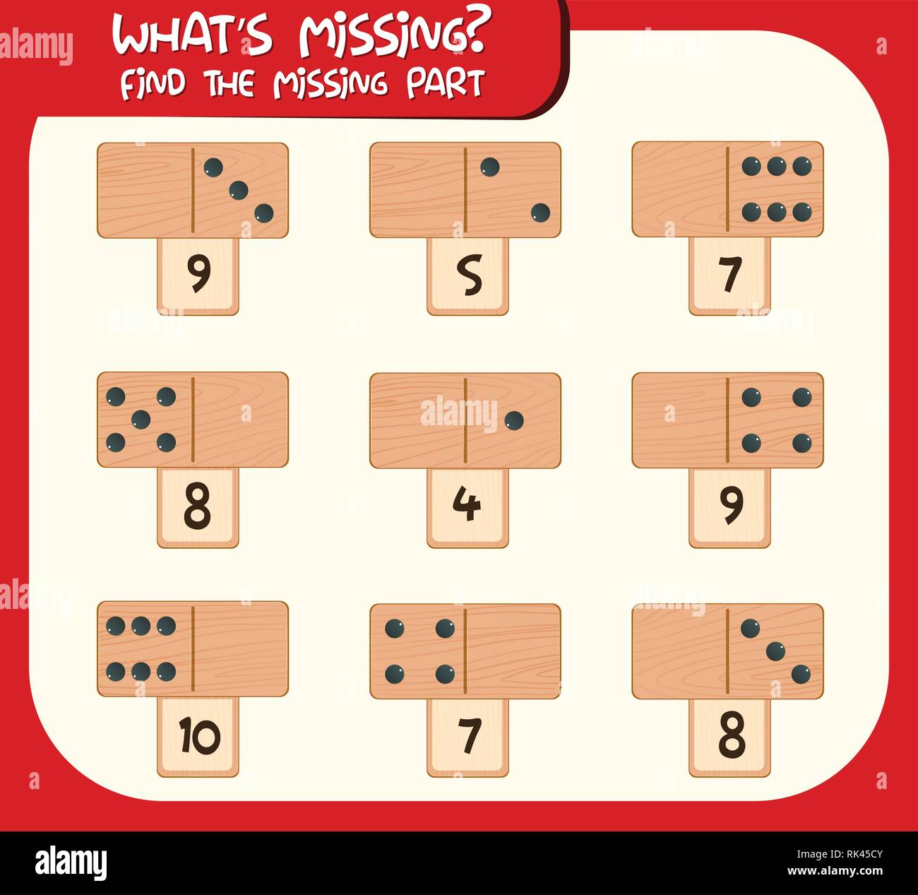 Write missing number worksheet illustration Stock Vector Image & Art ...