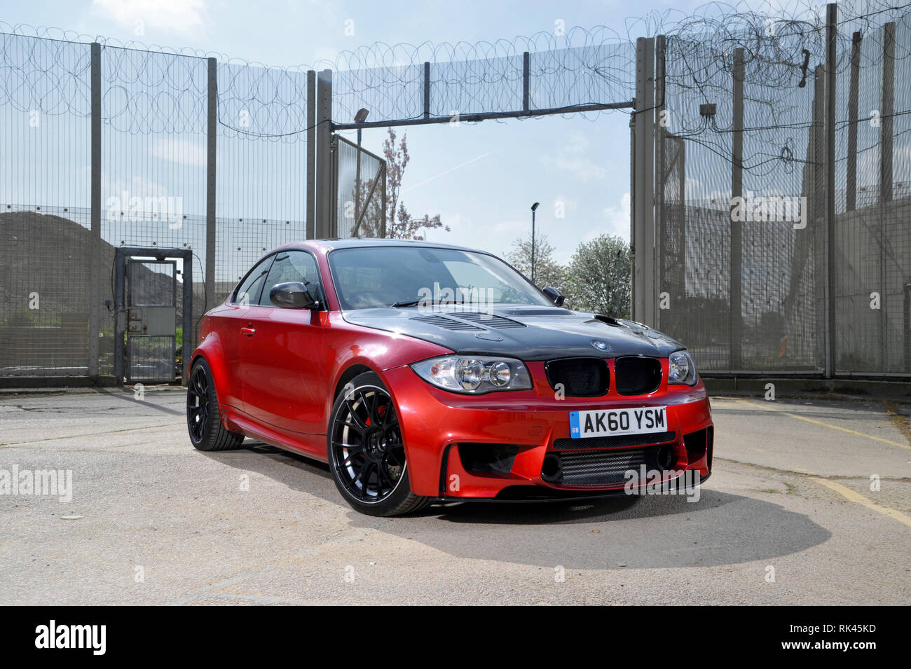 Modified E87 shape BMW 135 1 Series Coupe Stock Photo - Alamy