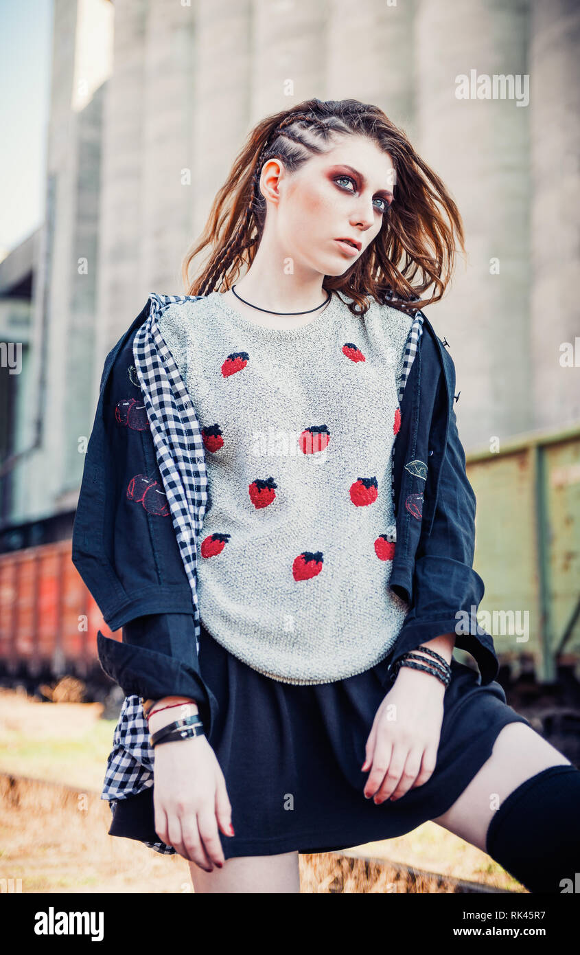 Grunge teen hi-res stock photography and images - Alamy