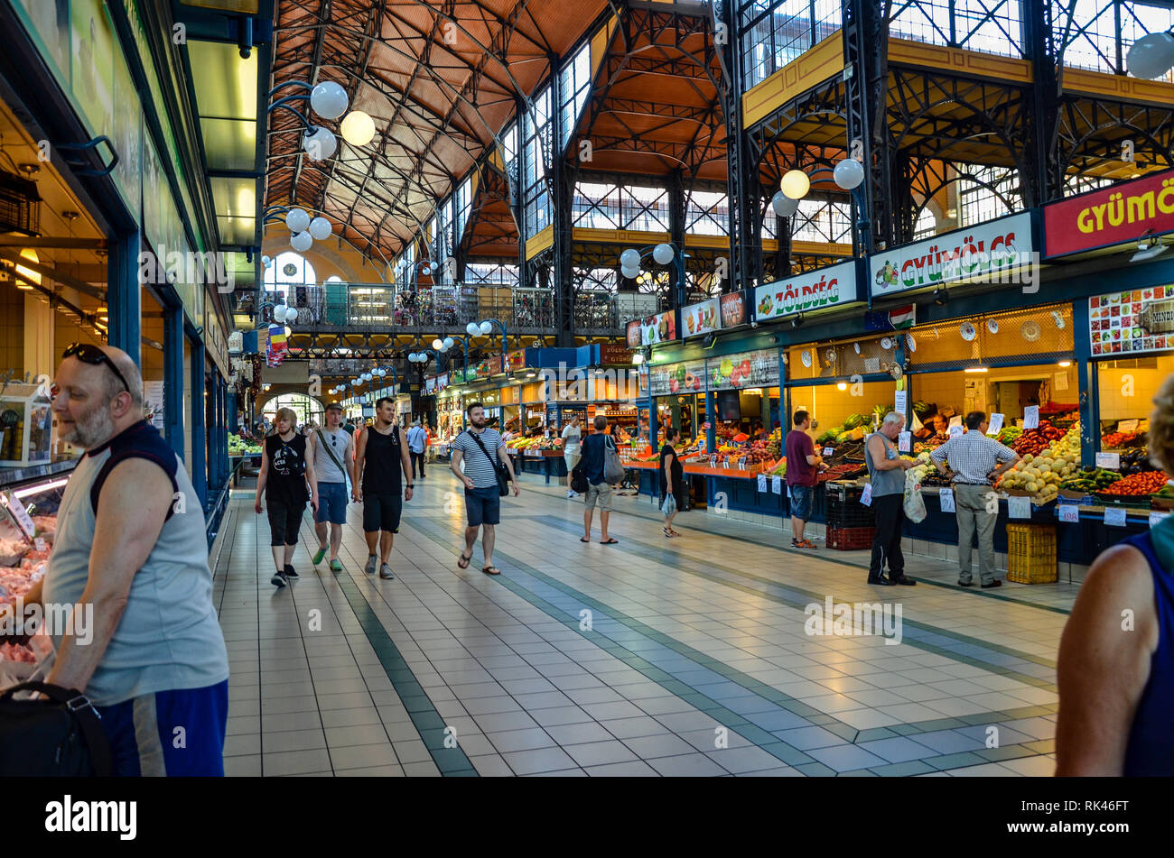The Market, Budapest Stock Photo - Alamy