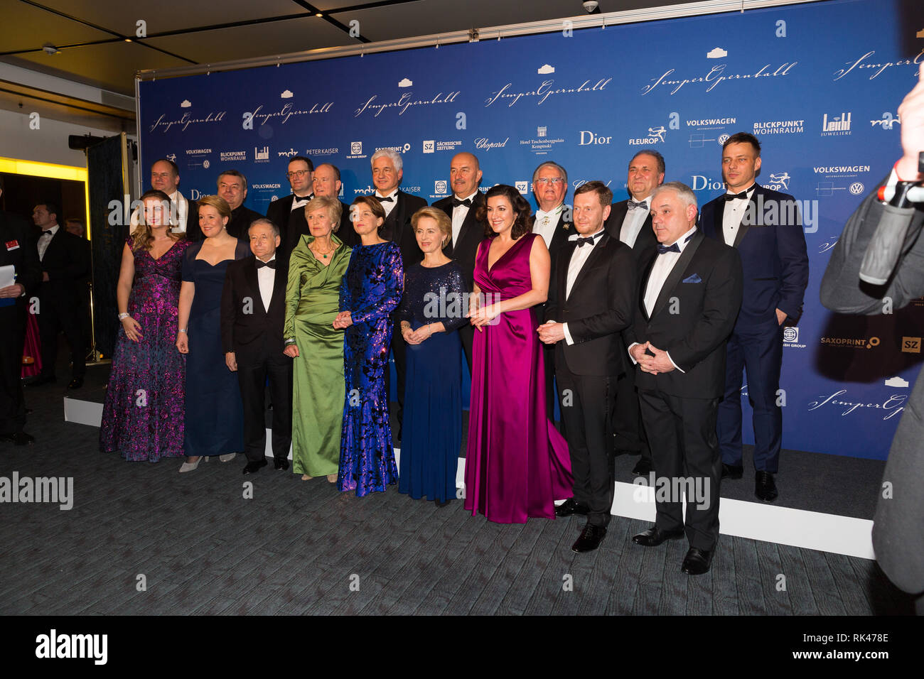 DRESDEN, GERMANY - FEBRUARY 01, 2019:Jean Todt, Prince Albert II ...