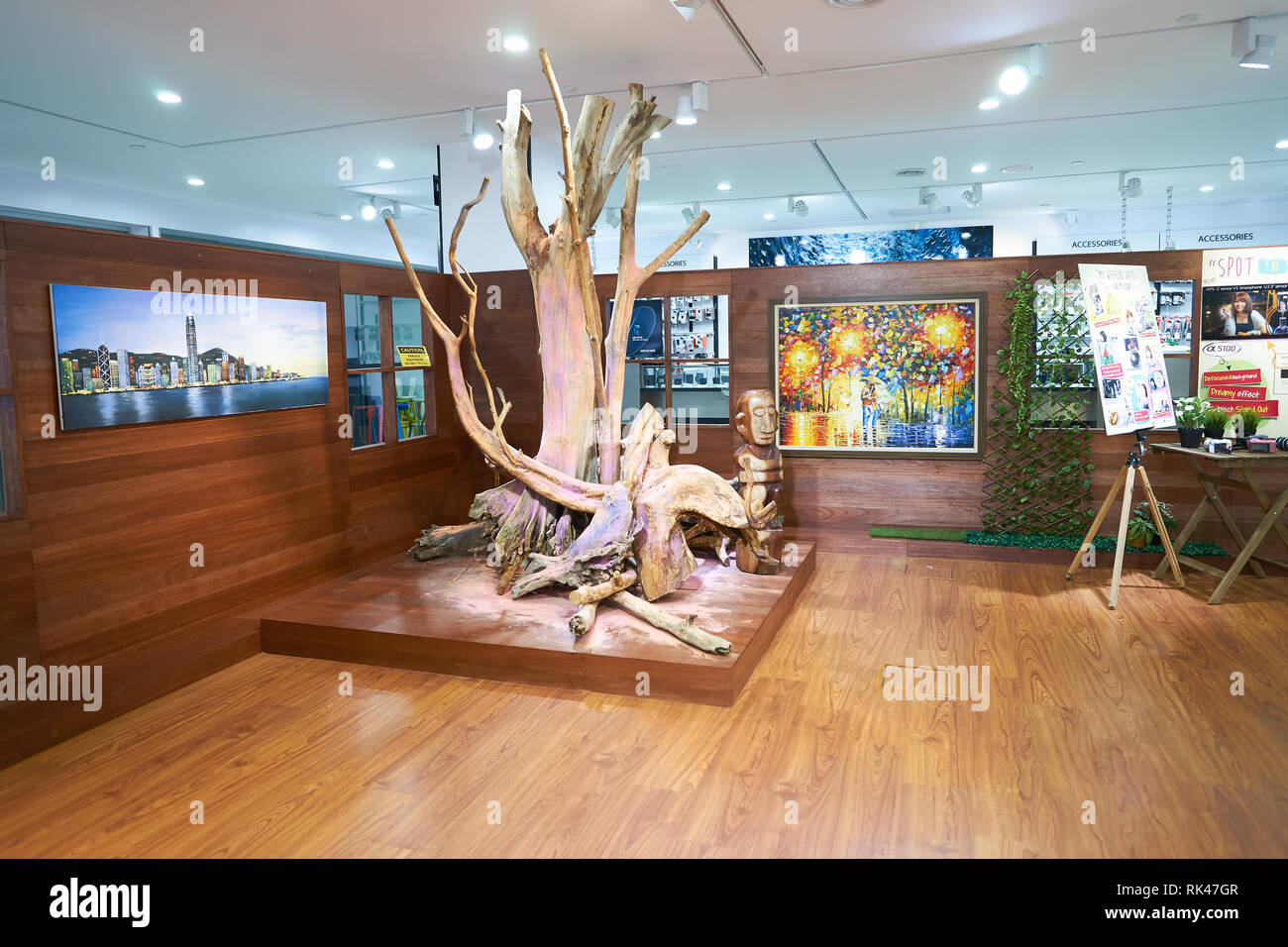KUALA LUMPUR, MALAYSIA - MAY 09, 2016: Sony Store in Suria KLCC. Suria ...