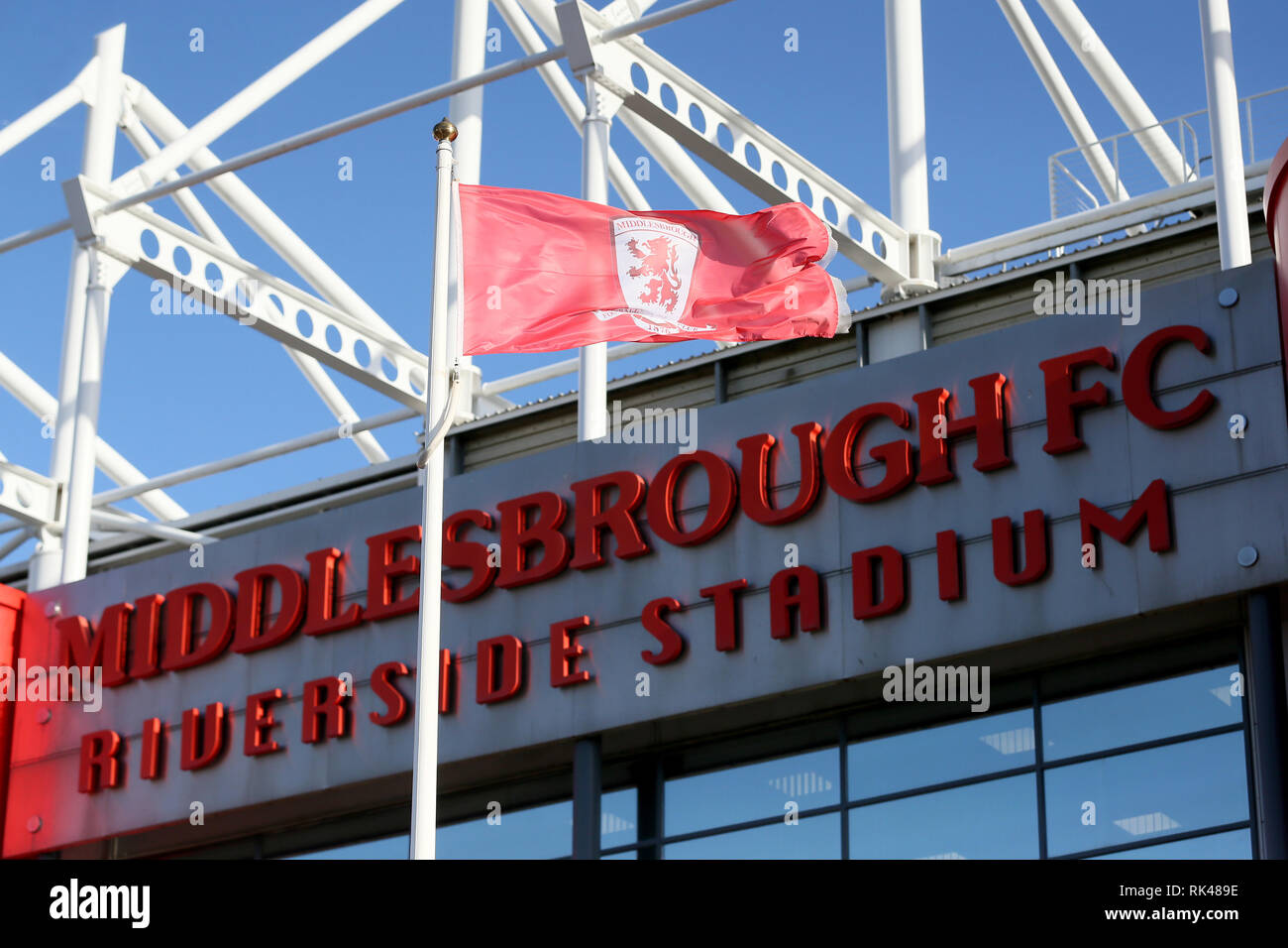 Middlesbrough's Riverside Football Stadium before the Sky Bet ...