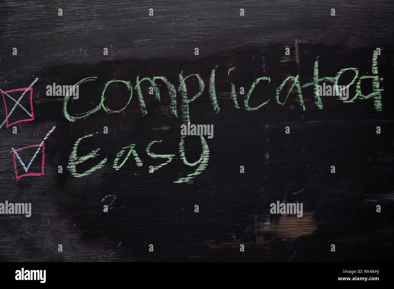 Complicated word hi-res stock photography and images - Alamy