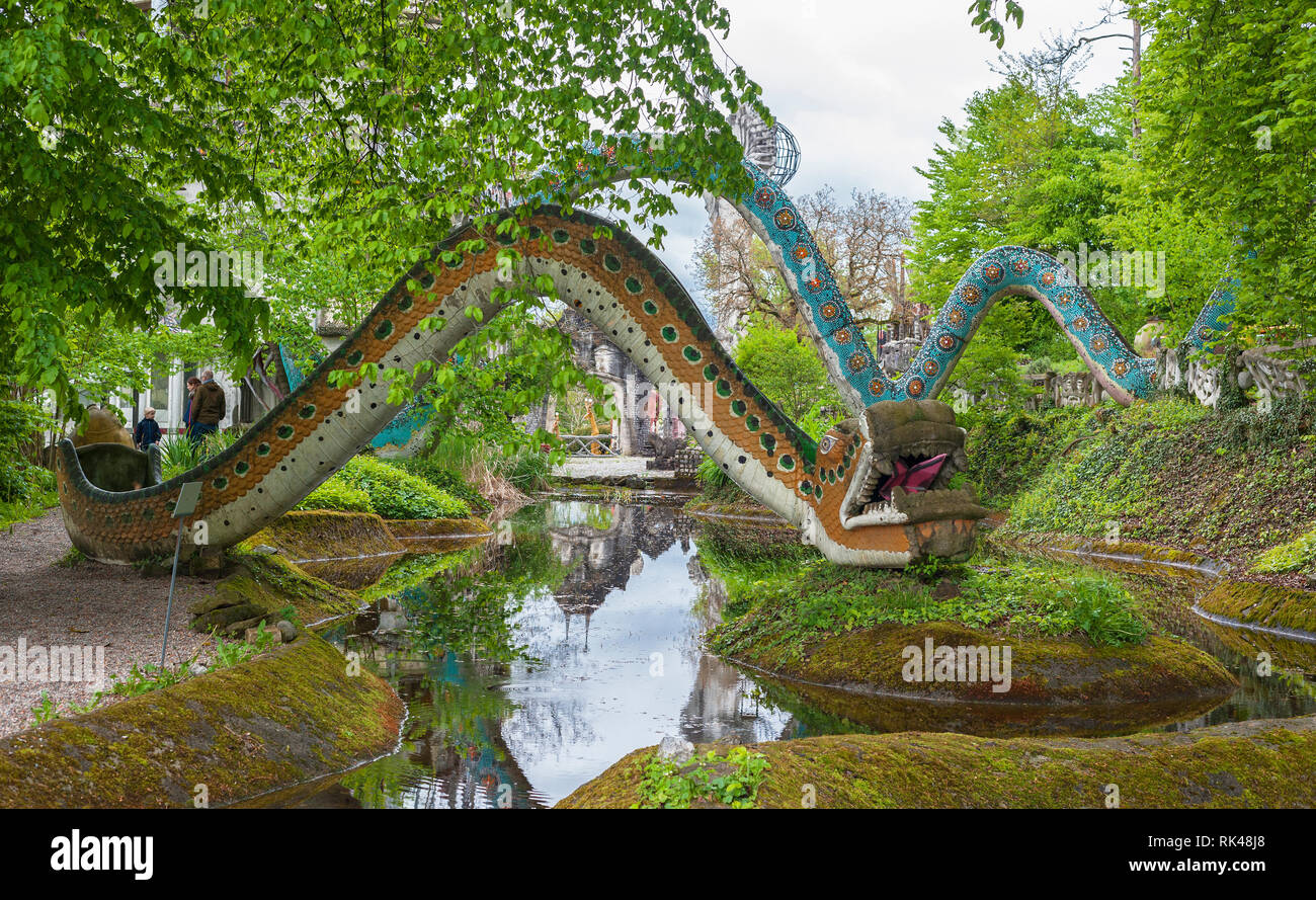 Cute statues in Bruno Weber park in Dietikon, Switzerland Stock Photo ...