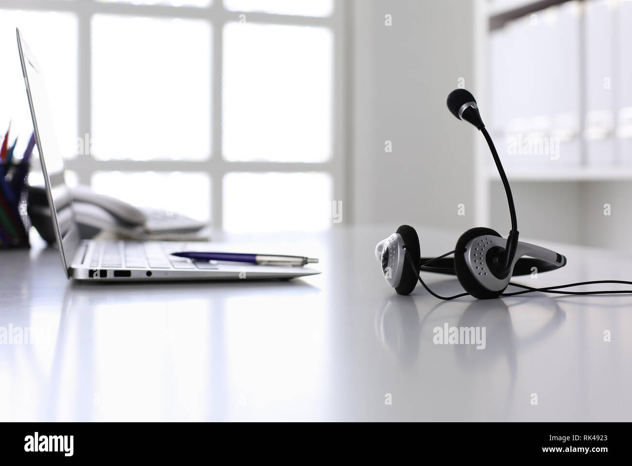 Communication support, call center and customer service help desk. VOIP ...