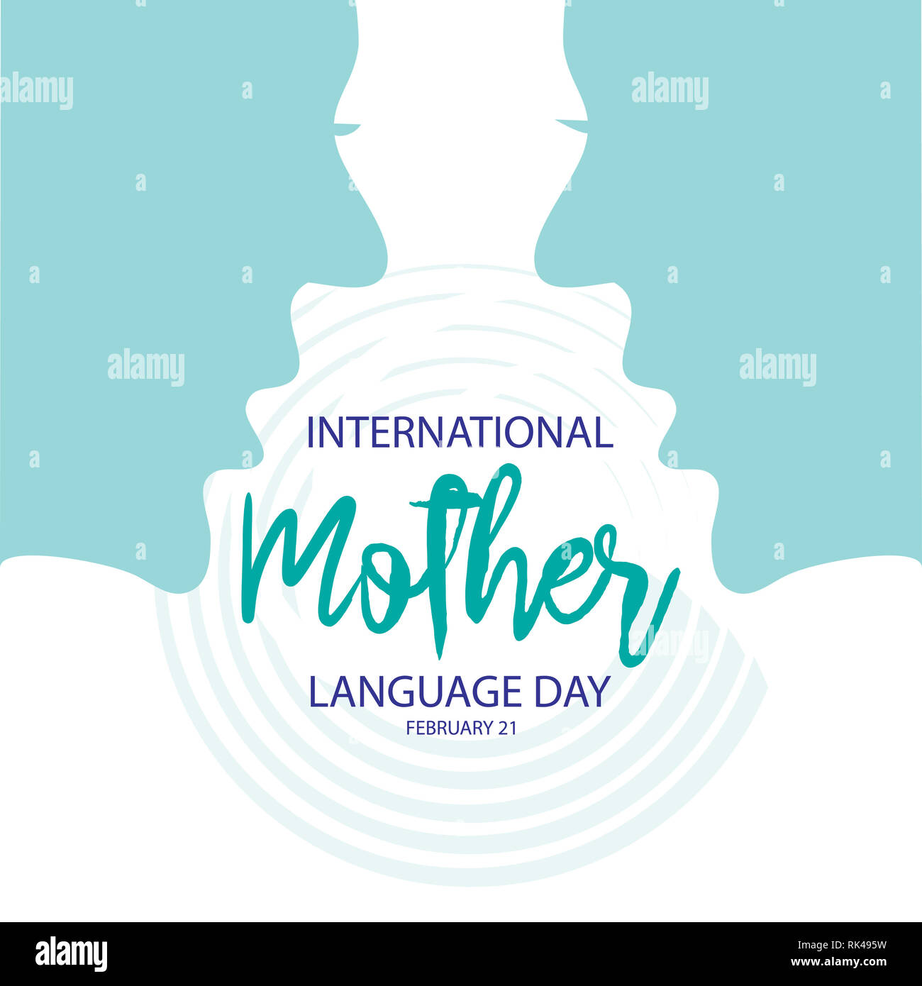 International mother language day background Stock Photo - Alamy