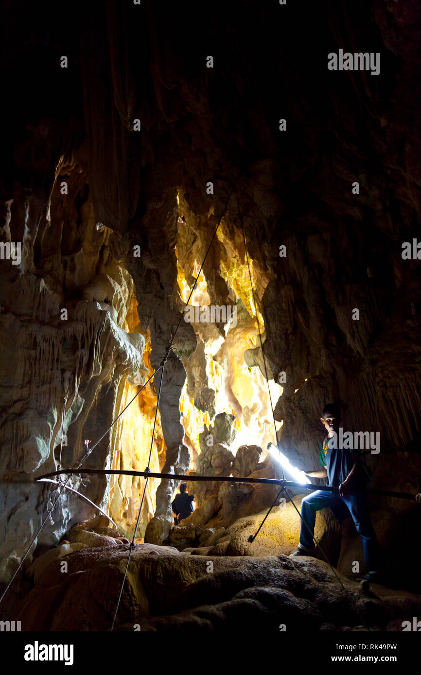 Coral Cave. Cheow Larn Lake. Khao Sok National Park. Suratthani ...