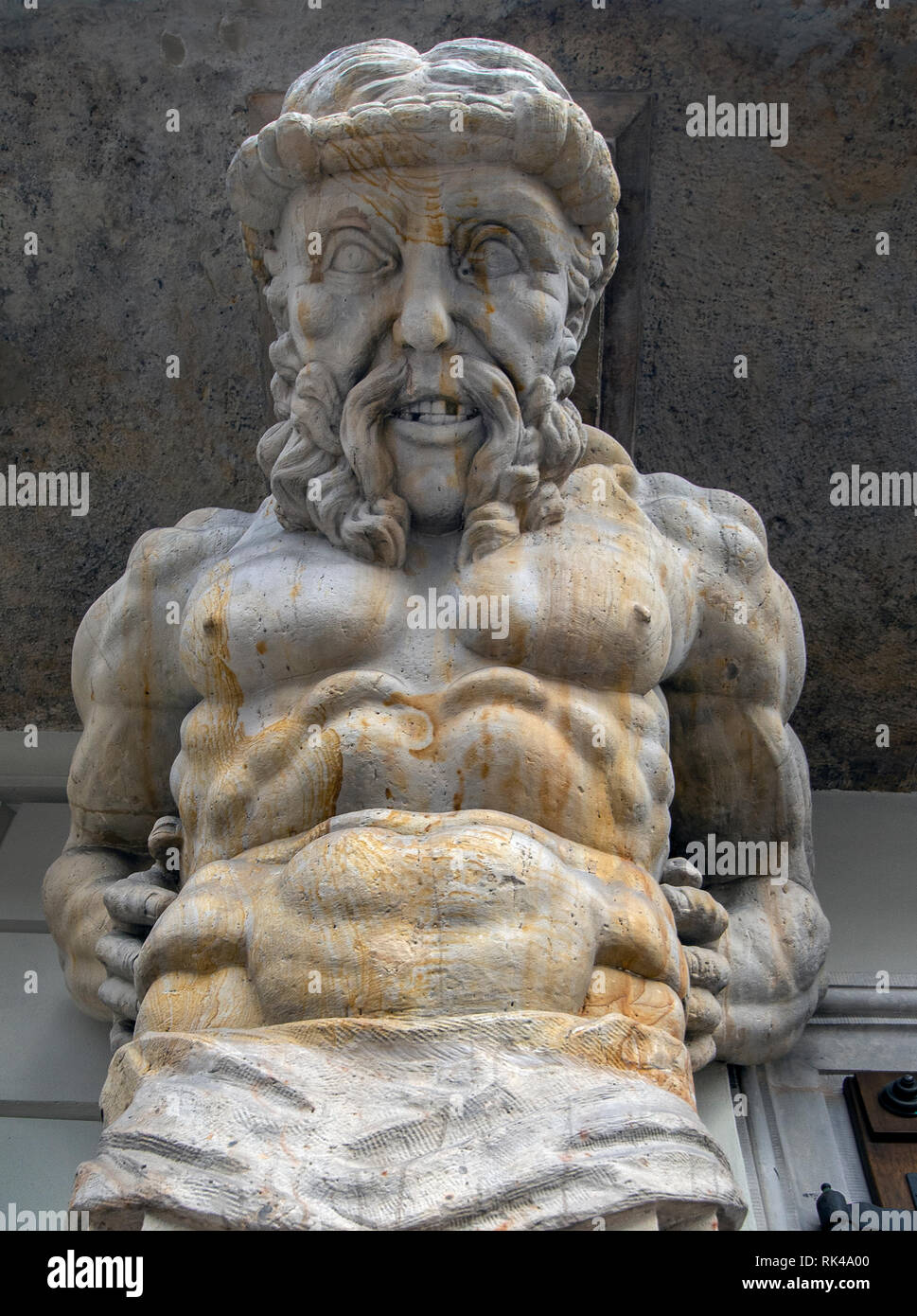 WARSAW, POLAND- FEBRUARY 6th 2019: A close up of a Greek Mythology ...