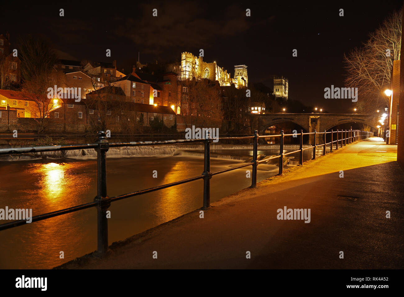Durham cathedral at night hi-res stock photography and images - Alamy