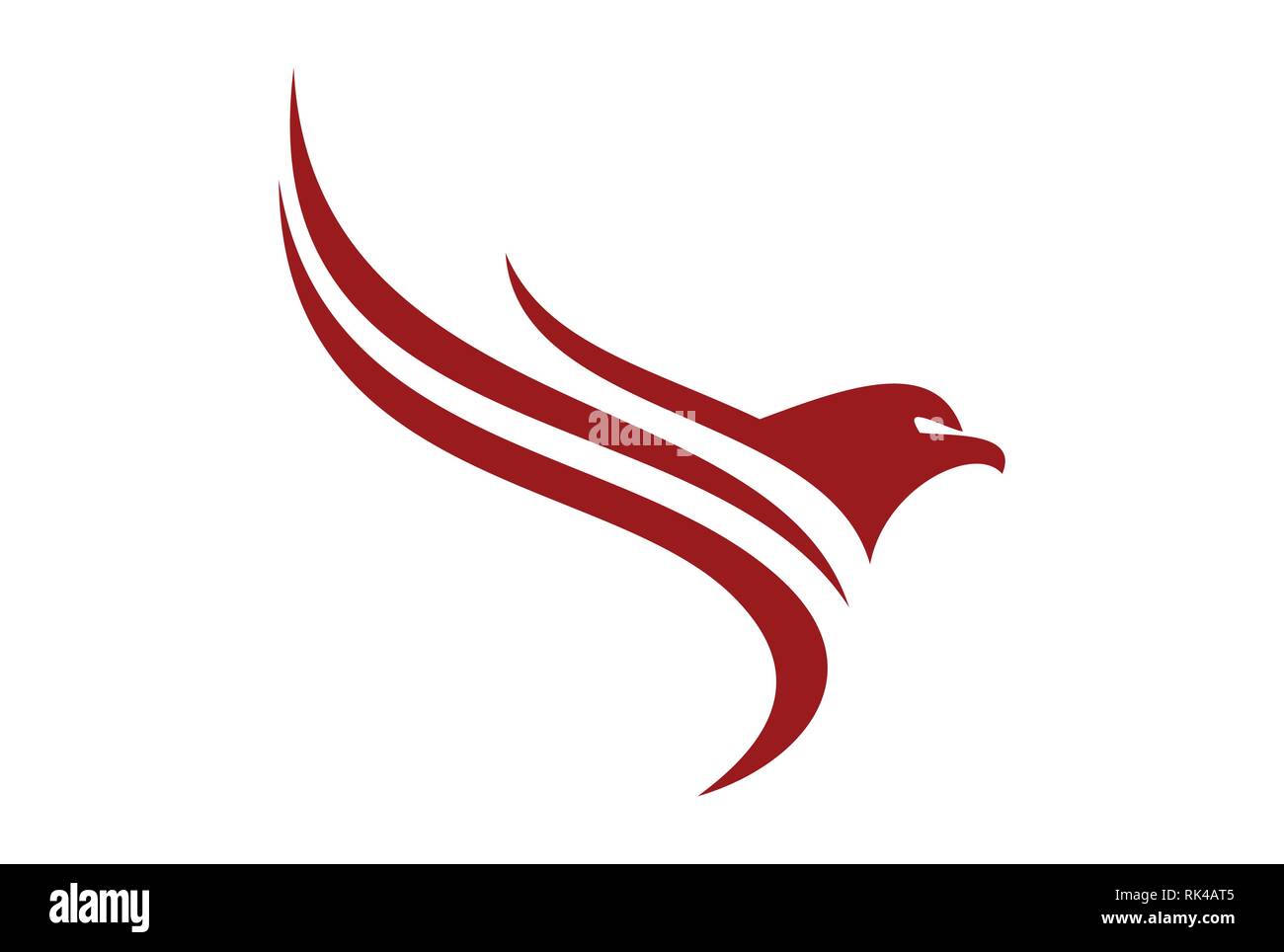 abstract eagle vector icon logo Stock Vector Image & Art - Alamy