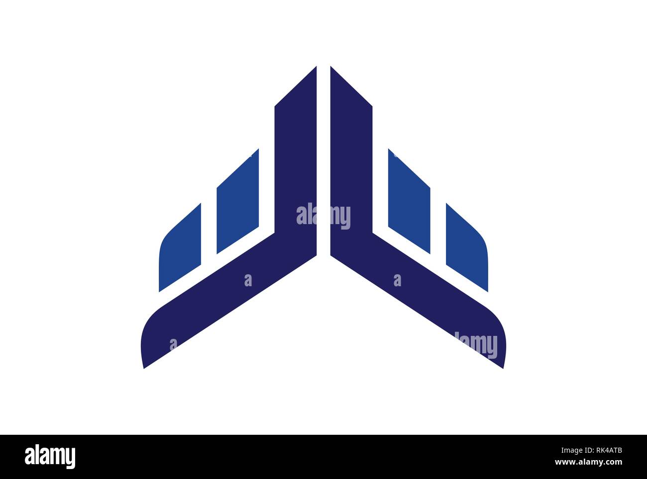 abstract building up arrow logo icon Stock Vector Image & Art - Alamy