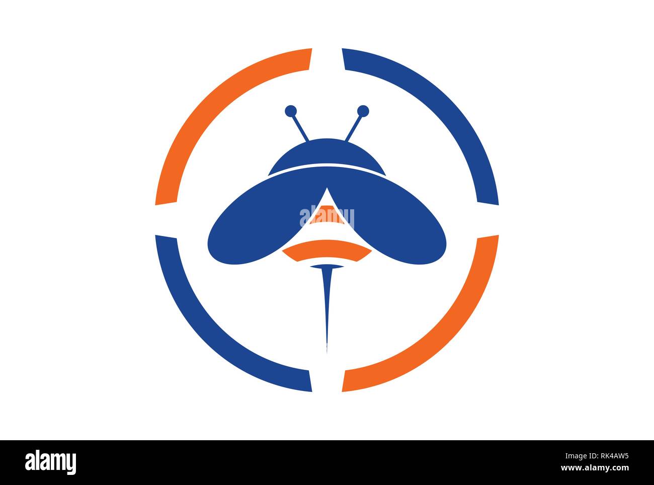 abstract bee logo concept icon Stock Vector Image & Art - Alamy