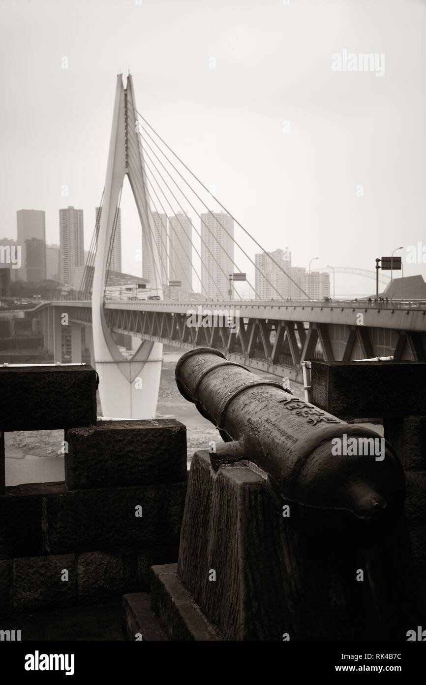 Bridge and city urban architecture in Chongqing, China Stock Photo - Alamy