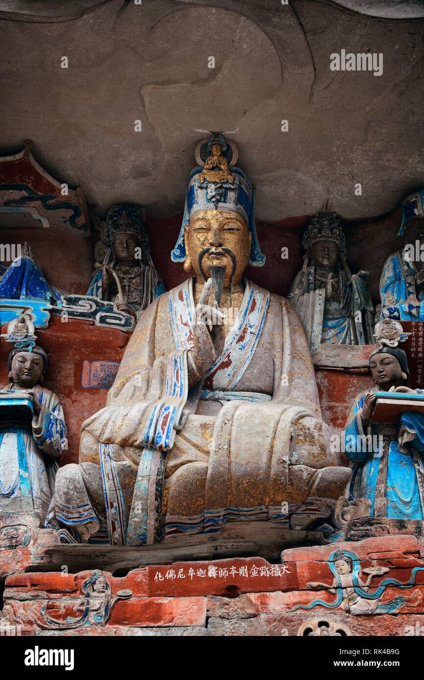 Dazu Rock Carvings as the World Heritage Site located in suburb ...