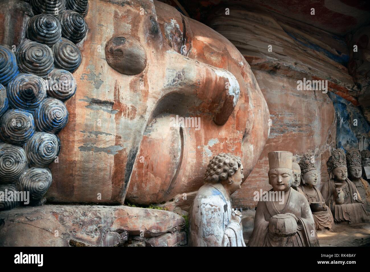 Dazu Rock Carvings as the World Heritage Site located in suburb ...