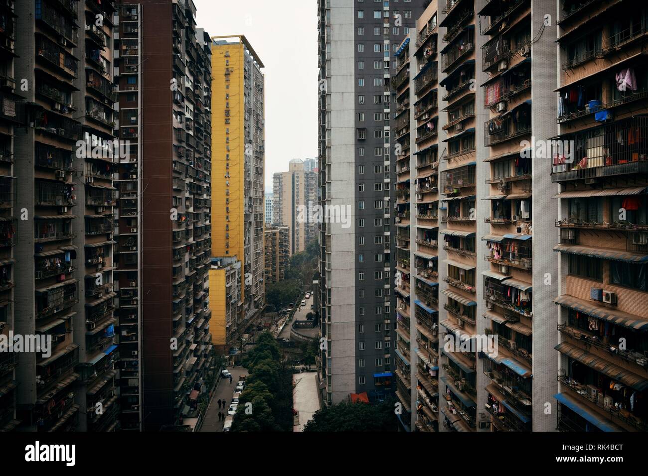 Urban residential buildings in Chongqing China Stock Photo - Alamy