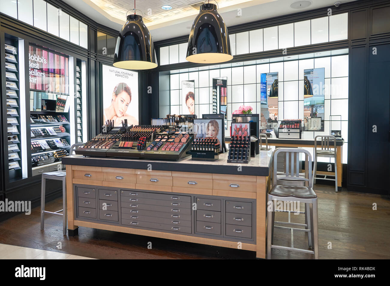 KUALA LUMPUR, MALAYSIA - MAY 09, 2016: cosmetics store in Suria KLCC ...